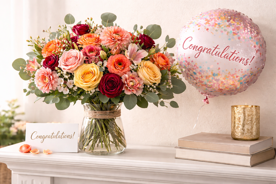Congratulations flowers in Forest City, PA | Ros-al Floral – Local ...